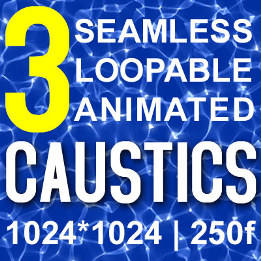 Animated Water Caustics (seamless) - TurboSquid 247674