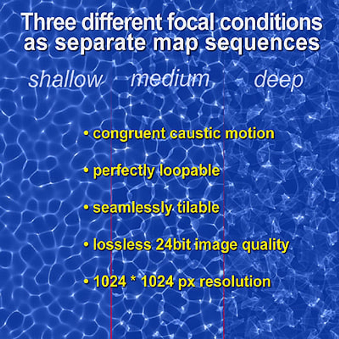 Animated Water Caustics (seamless) - TurboSquid 247674