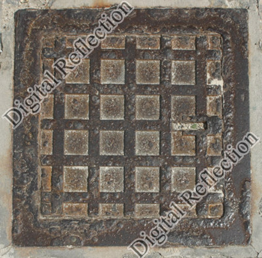 Street Elements Service Covers - TurboSquid 252748