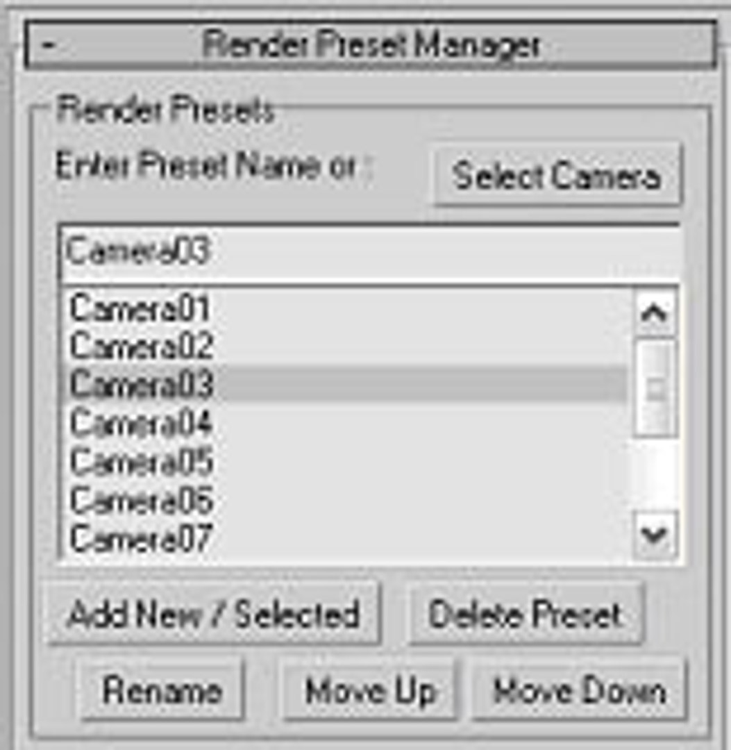 Render-preset-manager - TurboSquid 272211