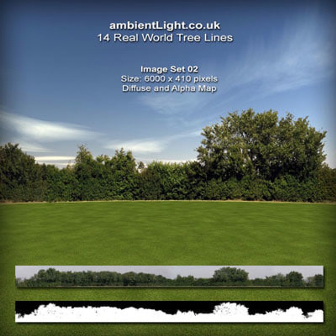 14 Real World Tree Lines - TurboSquid 278595