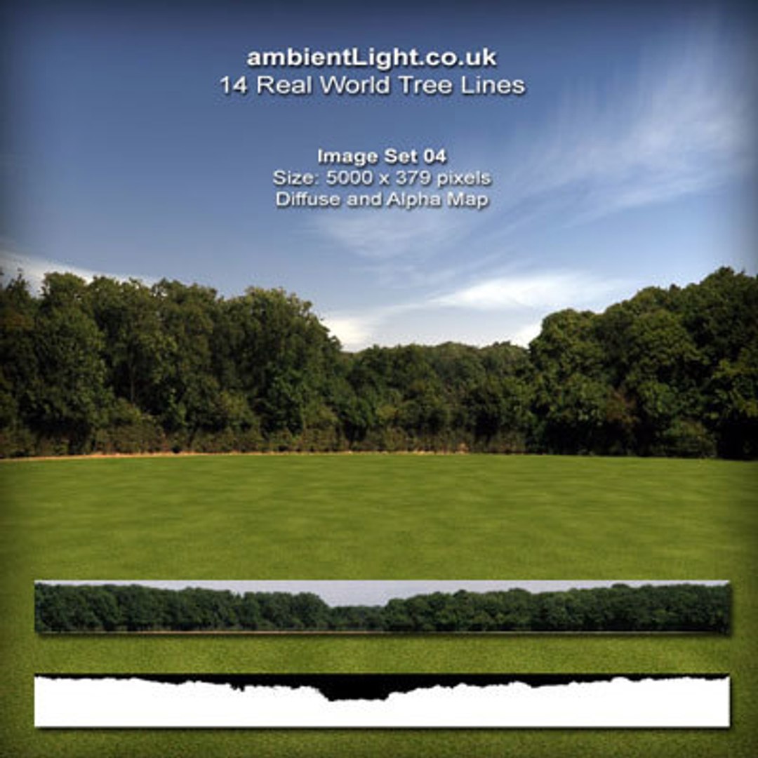 14 Real World Tree Lines - TurboSquid 278595
