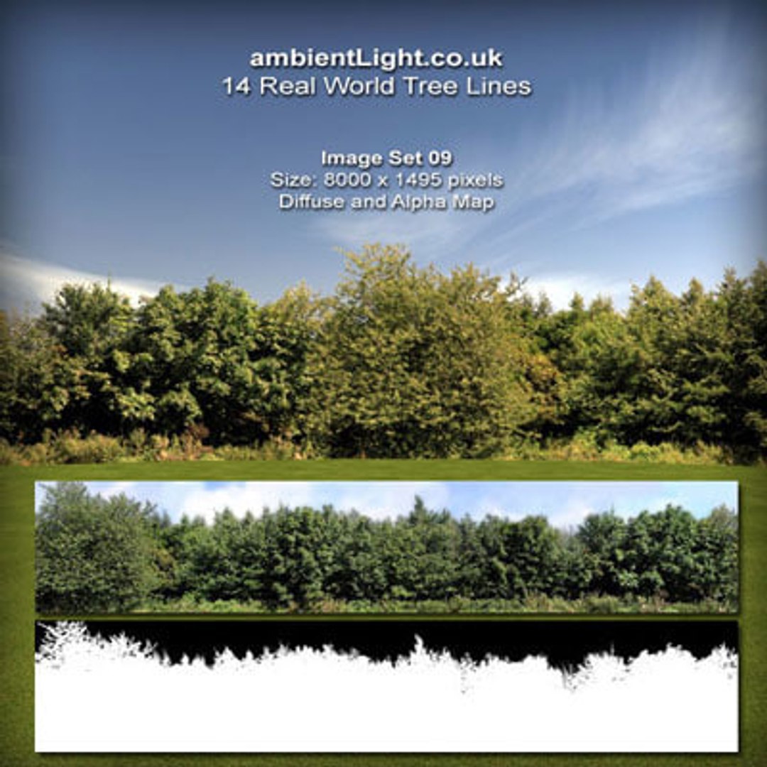 14 Real World Tree Lines - TurboSquid 278595