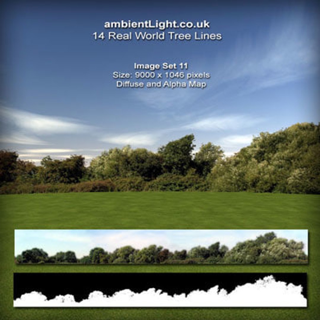 14 Real World Tree Lines - TurboSquid 278595