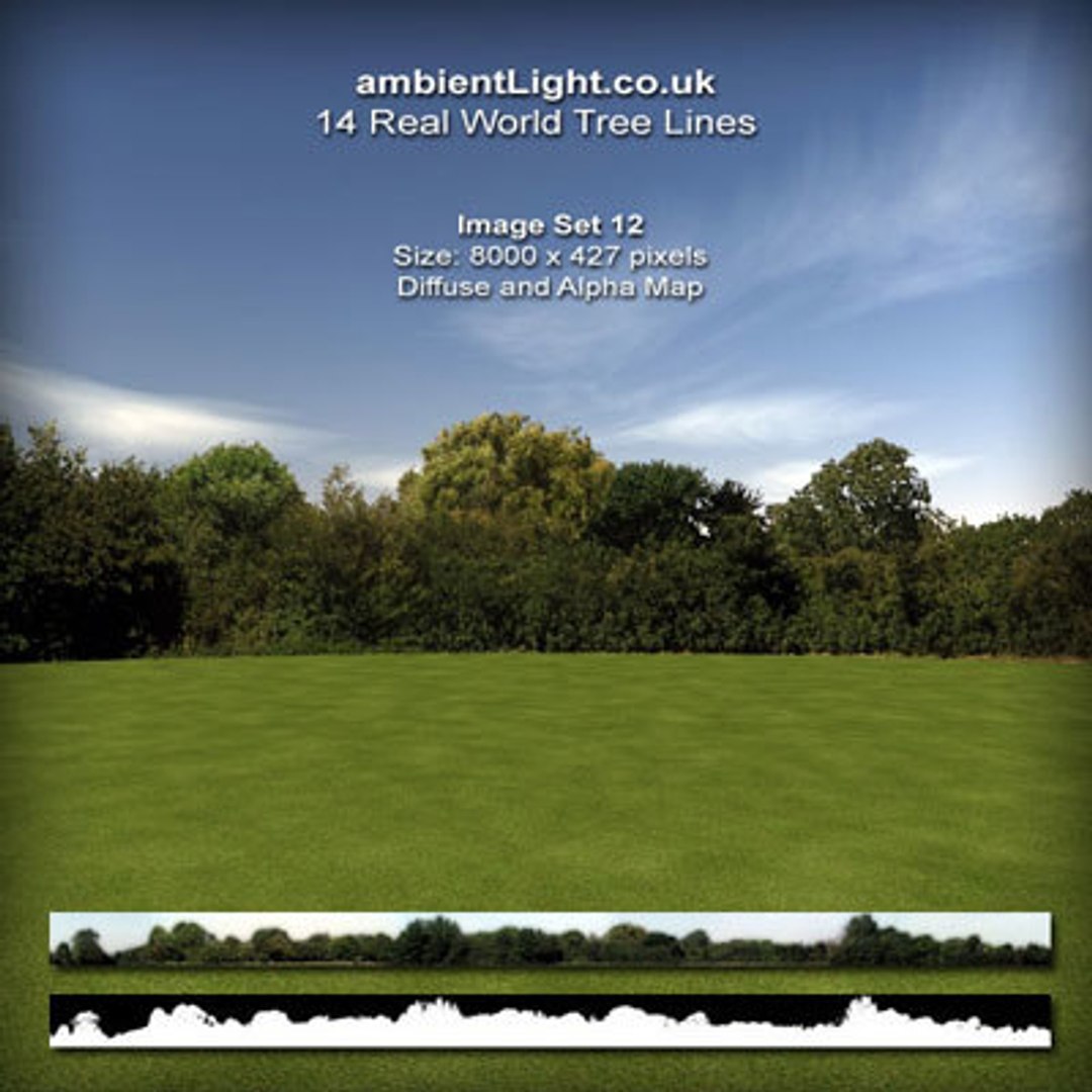 14 Real World Tree Lines - TurboSquid 278595