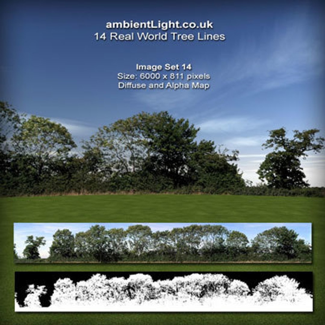 14 Real World Tree Lines - TurboSquid 278595
