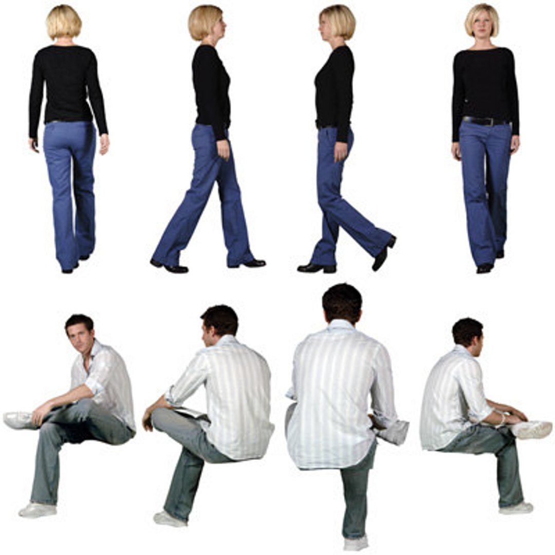 120 Casual People Textures - TurboSquid 319372