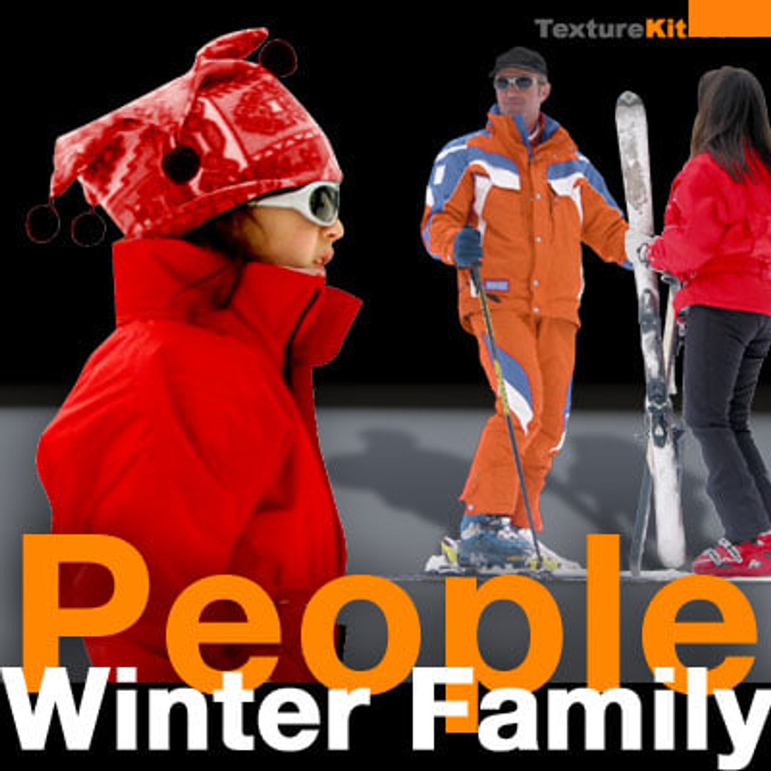 People Winter Family Collection - TurboSquid 304030