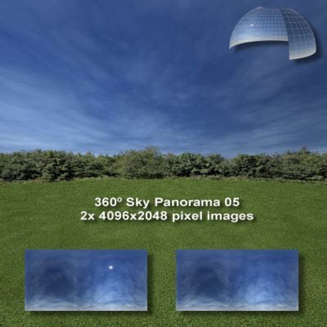 Sky Textures - 20 Fine Weather Sky Panoramas - TurboSquid 309623