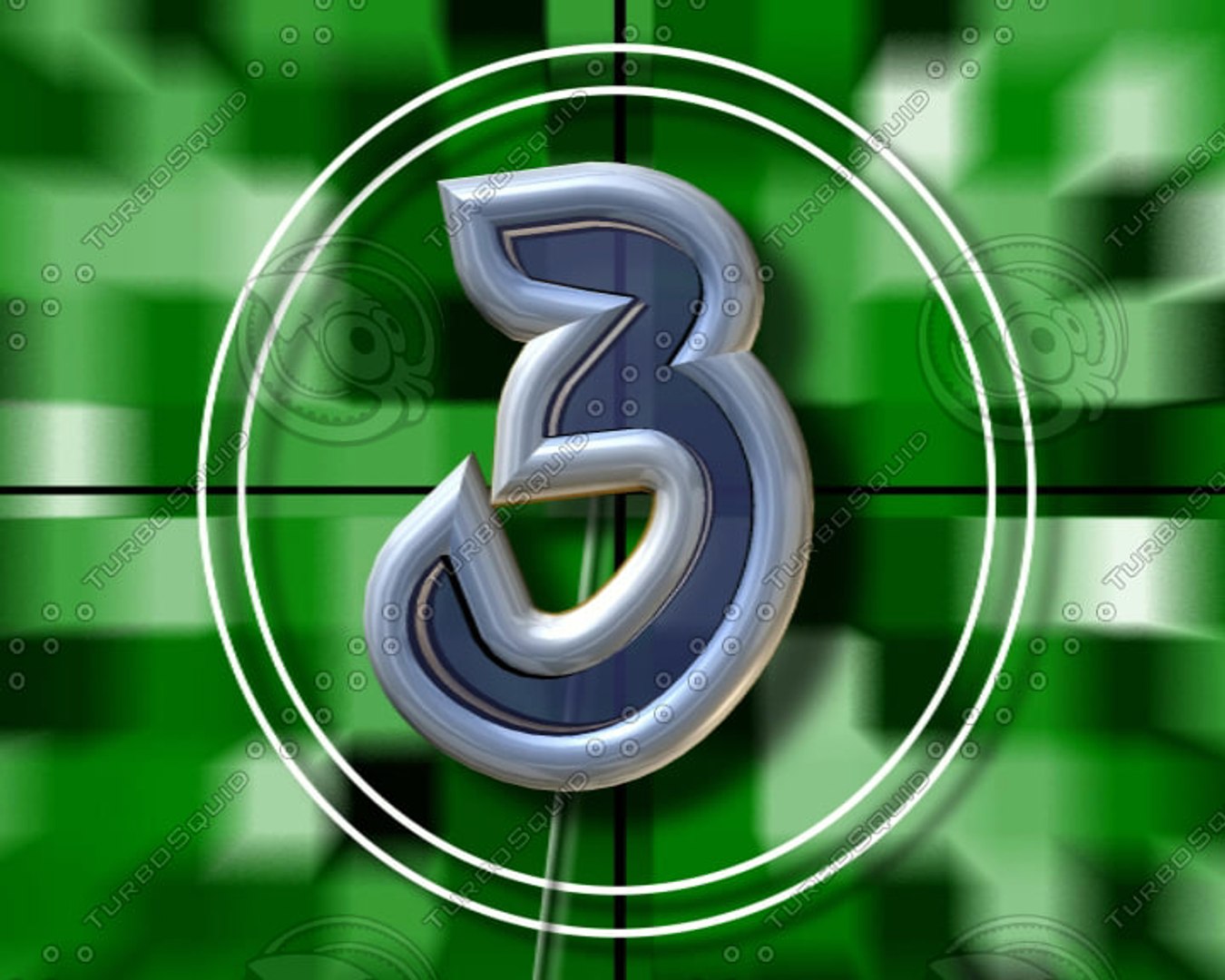 3D Countdown - TurboSquid 345286