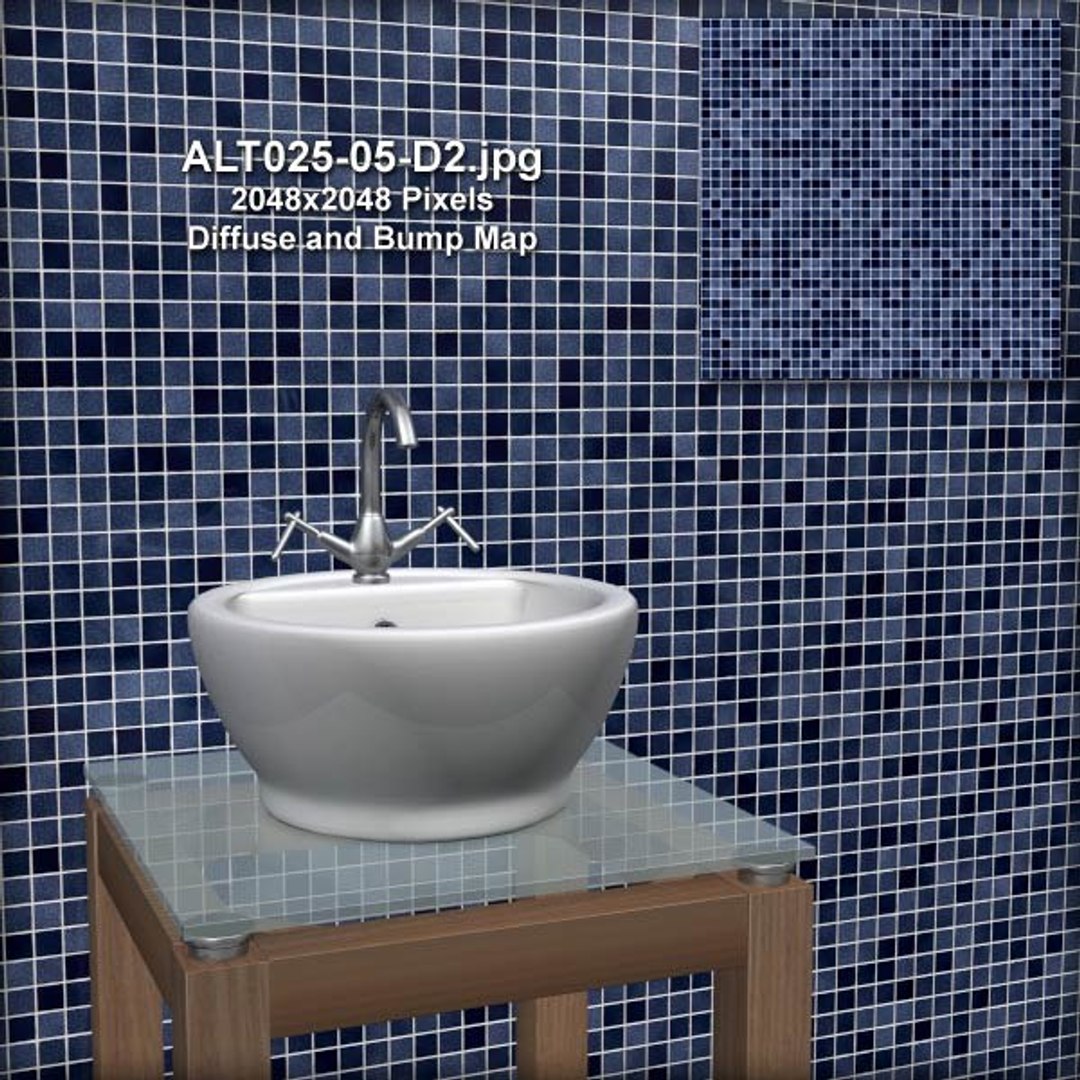 Tile Textures Vol.1 - Mosaic Montage Tiles - TurboSquid 315523