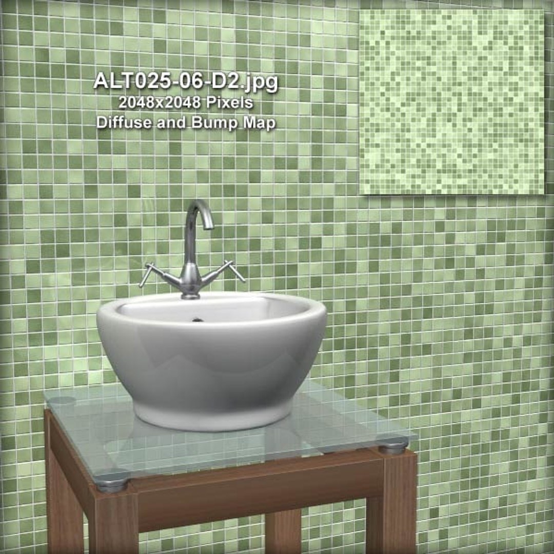 Tile Textures Vol.1 - Mosaic Montage Tiles - TurboSquid 315523