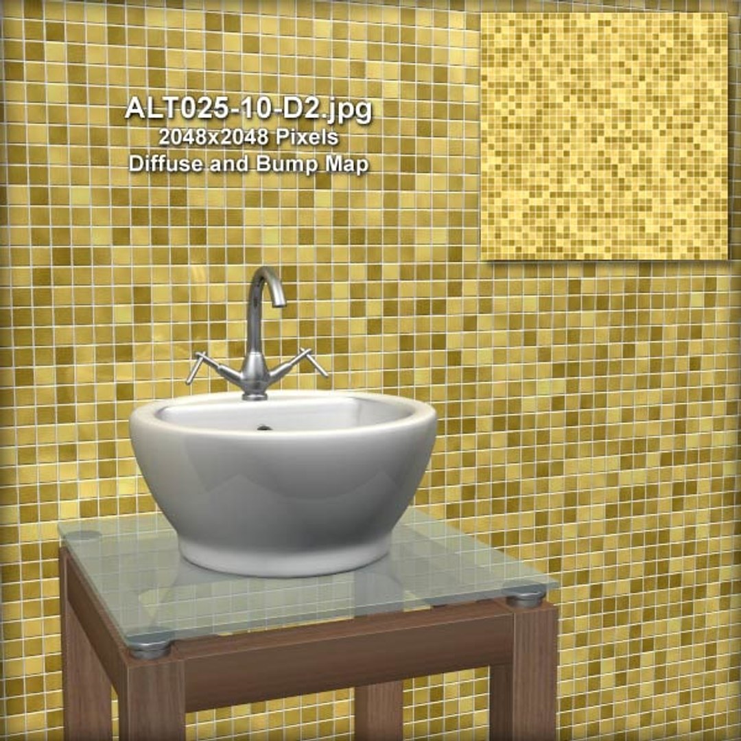 Tile Textures Vol.1 - Mosaic Montage Tiles - TurboSquid 315523