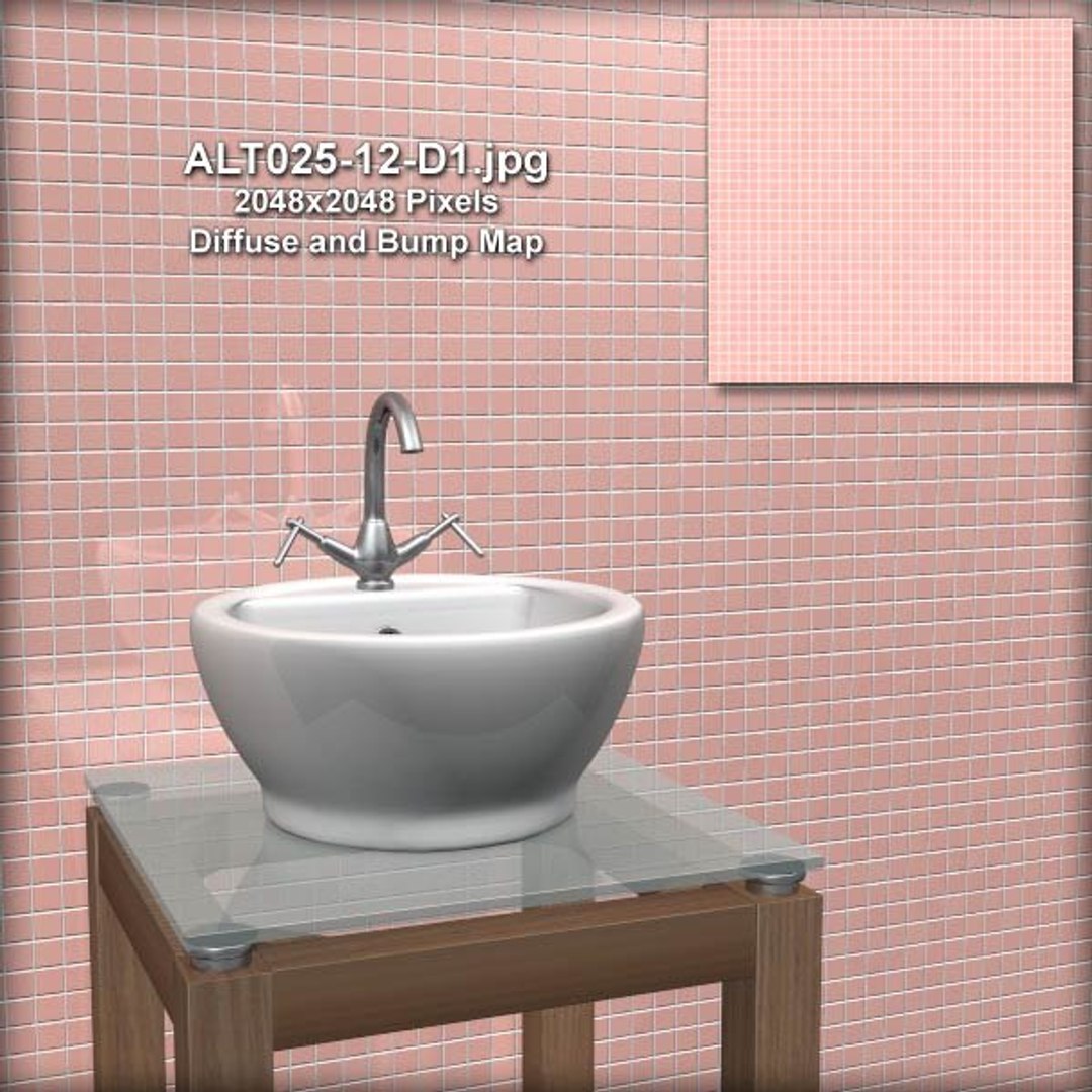 Tile Textures Vol.1 - Mosaic Montage Tiles - TurboSquid 315523