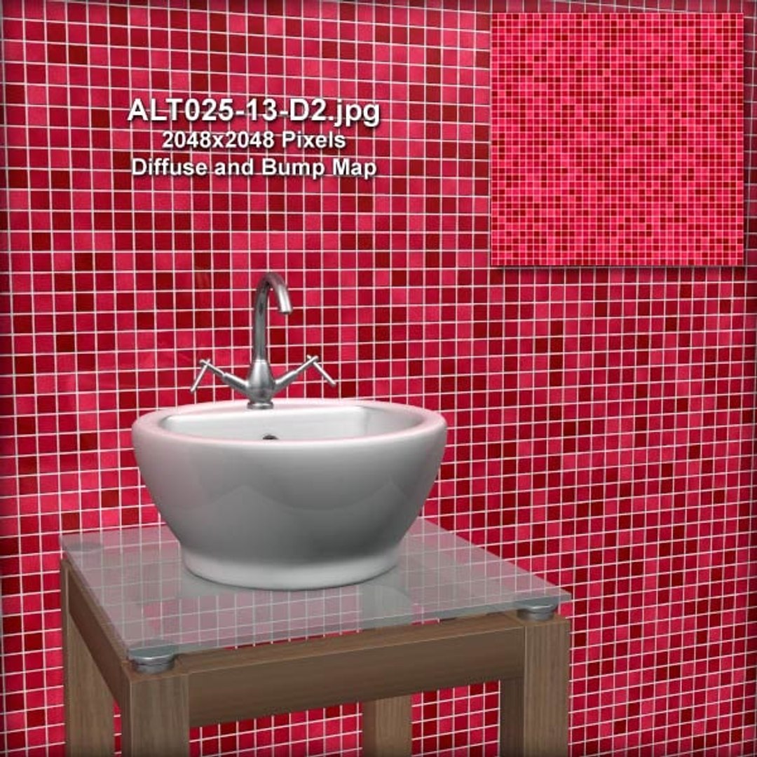 Tile Textures Vol.1 - Mosaic Montage Tiles - TurboSquid 315523