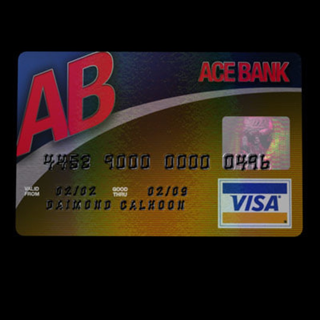 Credit Card Texture and Font - TurboSquid 293721