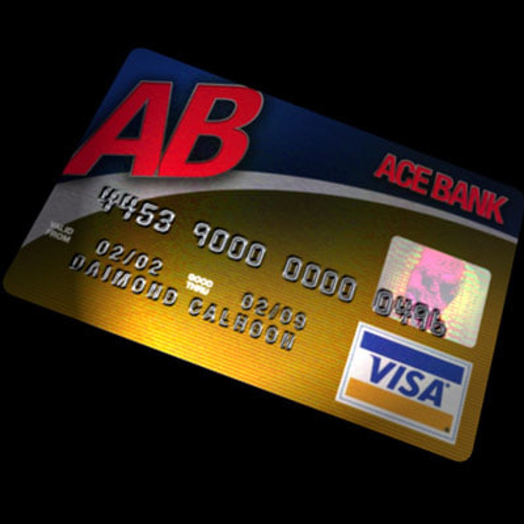 Credit Card Texture and Font - TurboSquid 293721