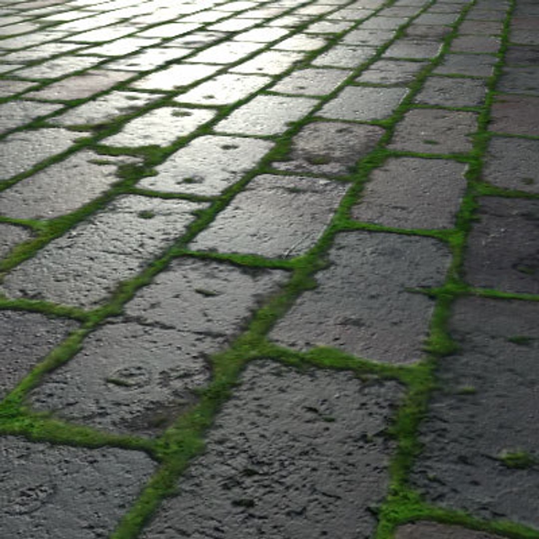 Mossy Bricks Texture - TurboSquid 315413