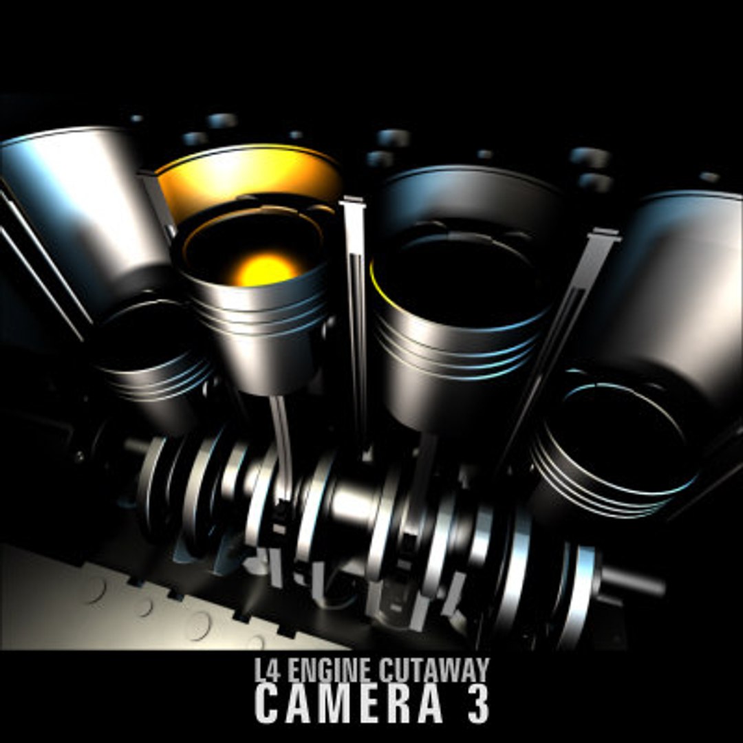 L4 Engine Cutaway Animations - TurboSquid 348689
