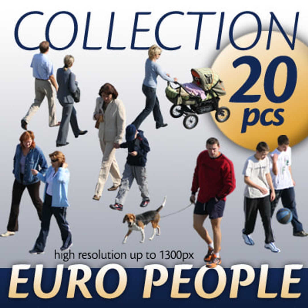 EURO PEOPLE COLLECTION 20 - TurboSquid 341926