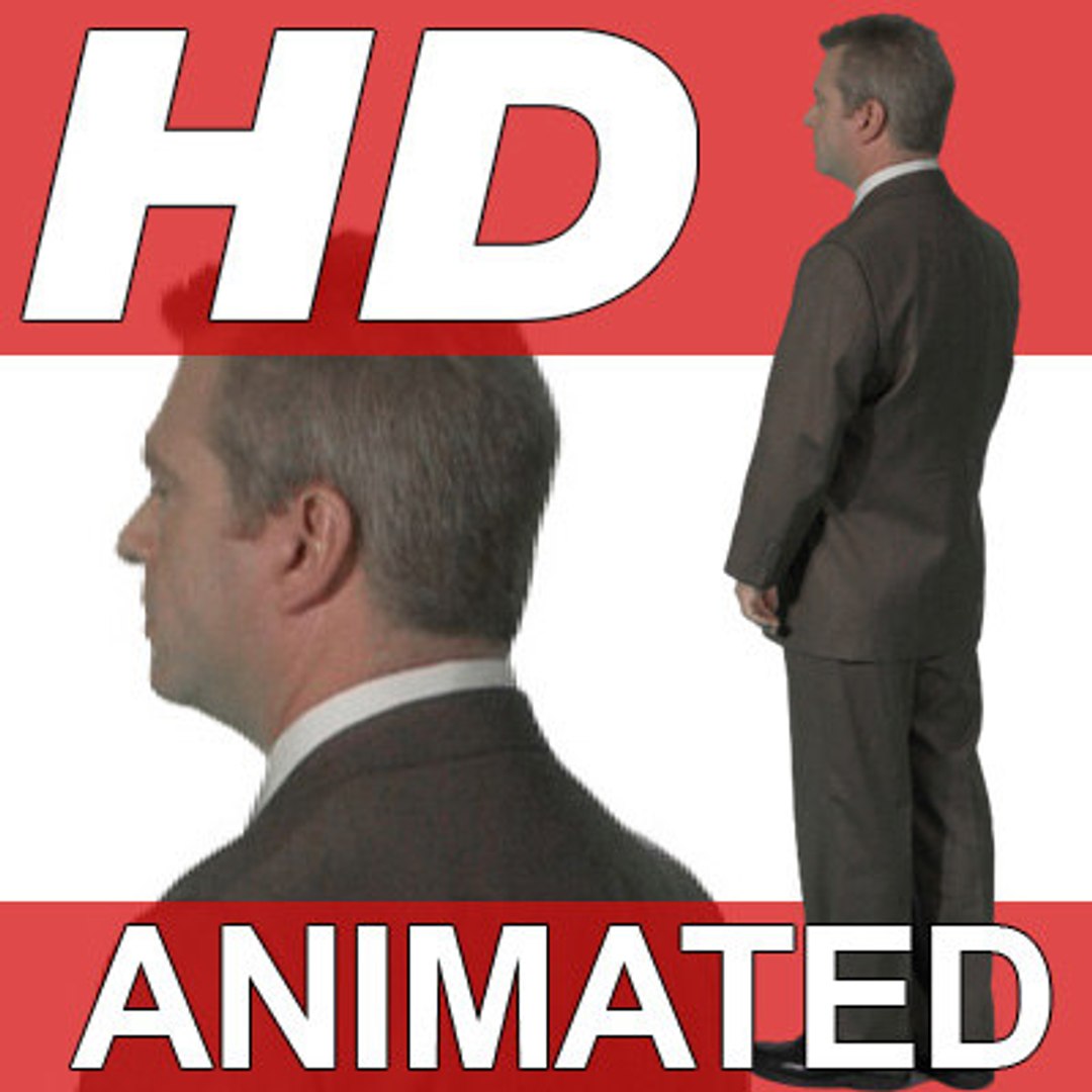 High Definition Animated People Textures - HD Roger Business ...