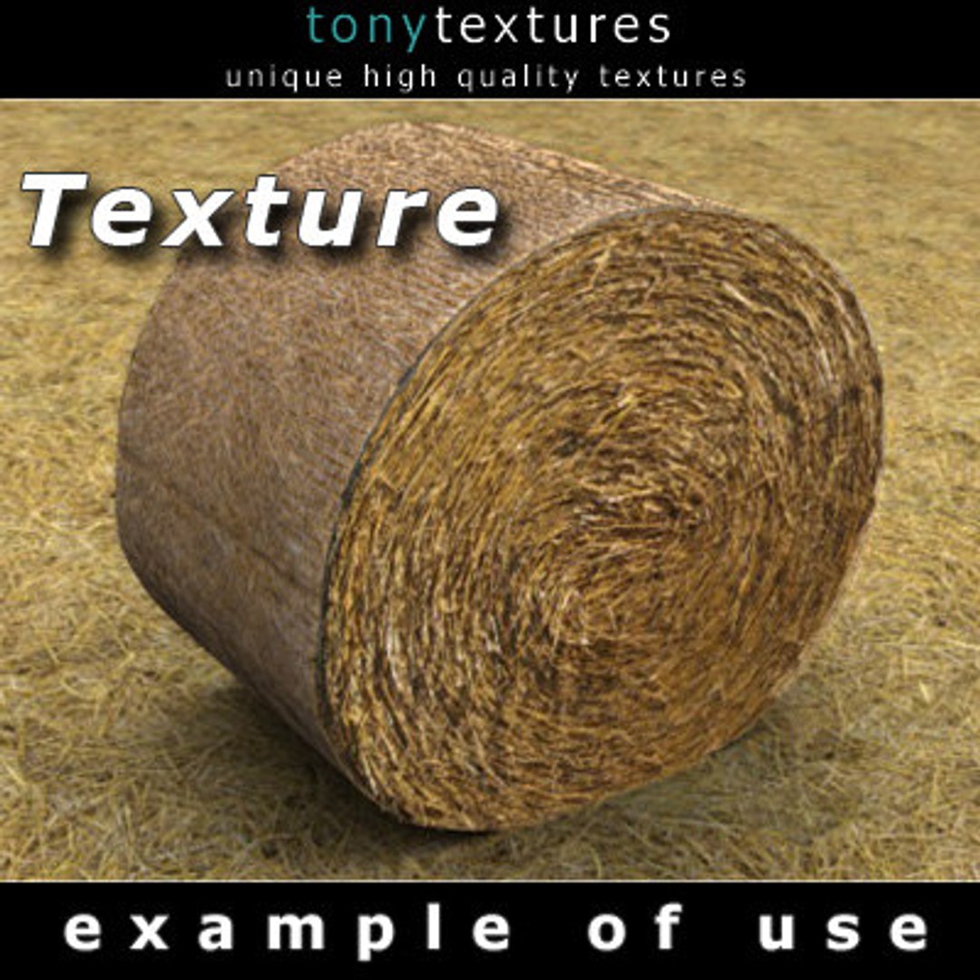 Hay Round Bale Texture - TurboSquid 363865