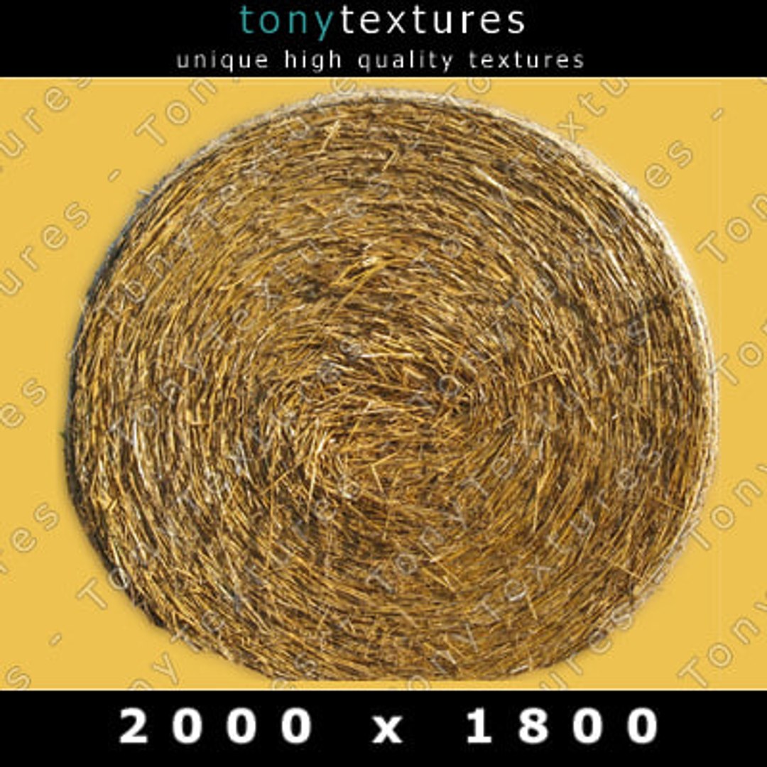 Hay Round Bale Texture - TurboSquid 363865