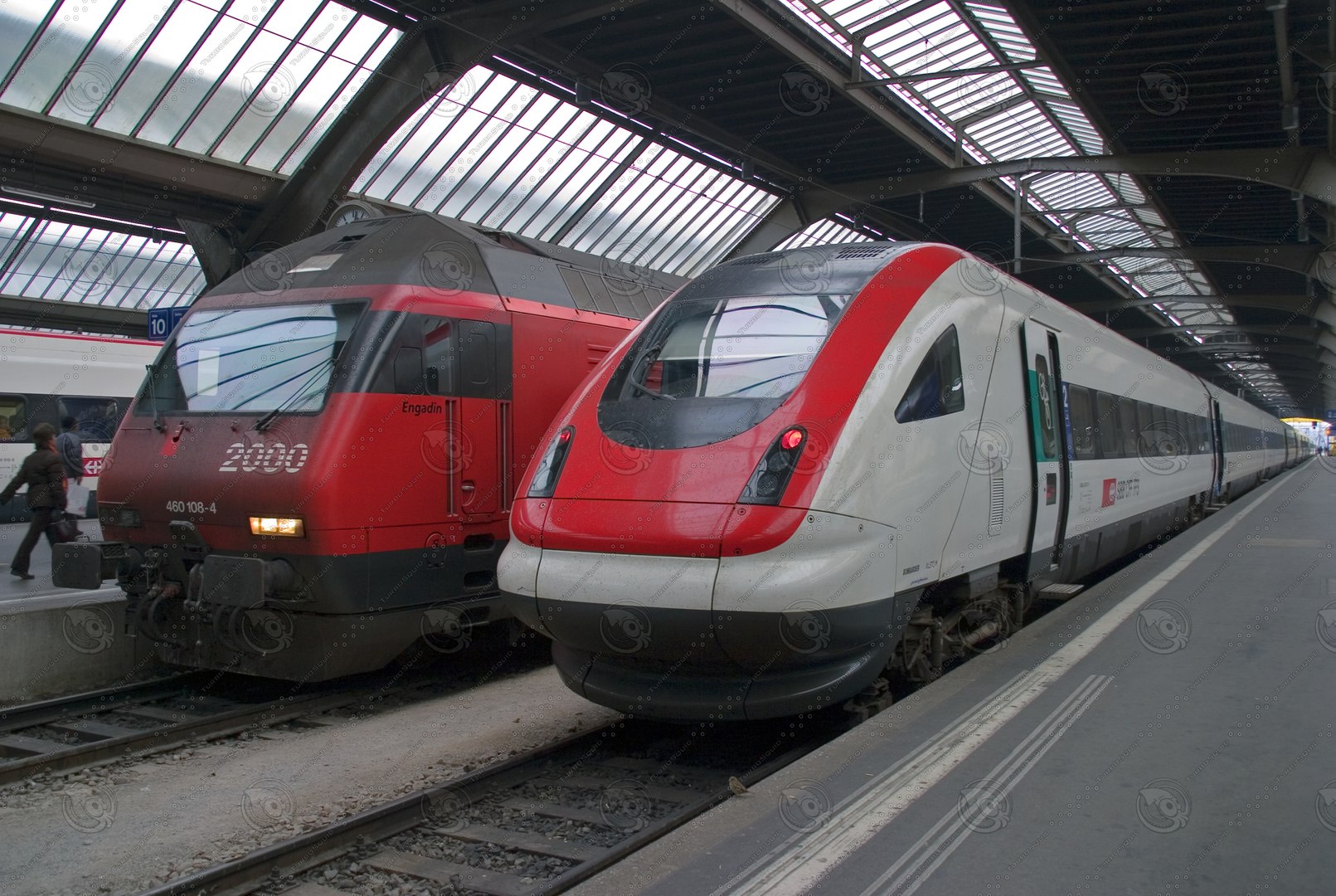 SWISS IC 2000 INTERCITY HIGH SPEED TRAIN - TurboSquid 373567