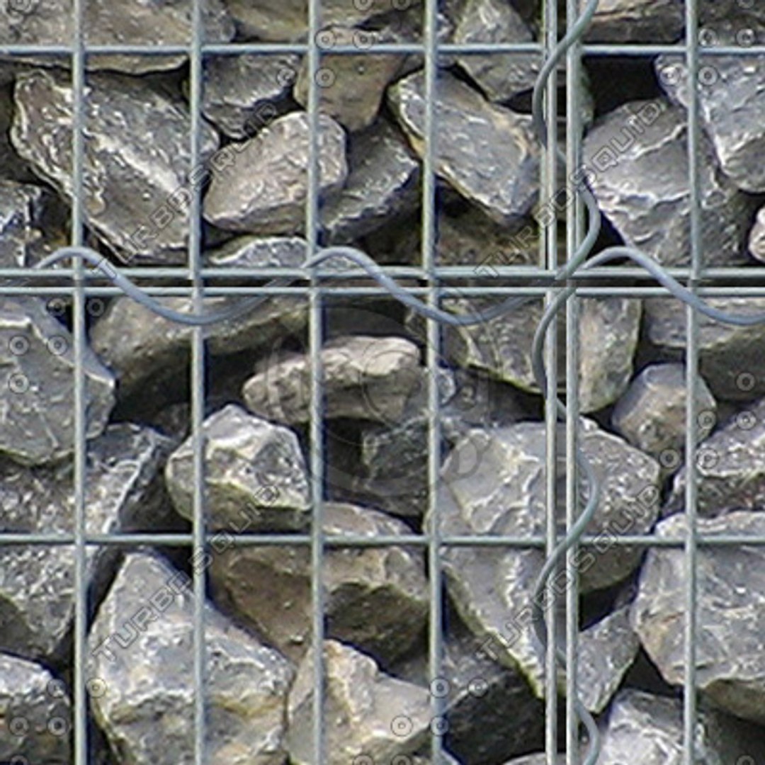Gabion texture - tileable - TurboSquid 355683