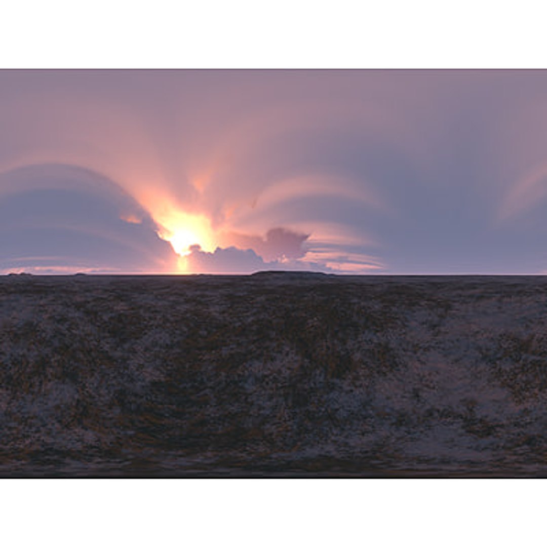 HDRI Panorama Tundra Sky - TurboSquid 377038