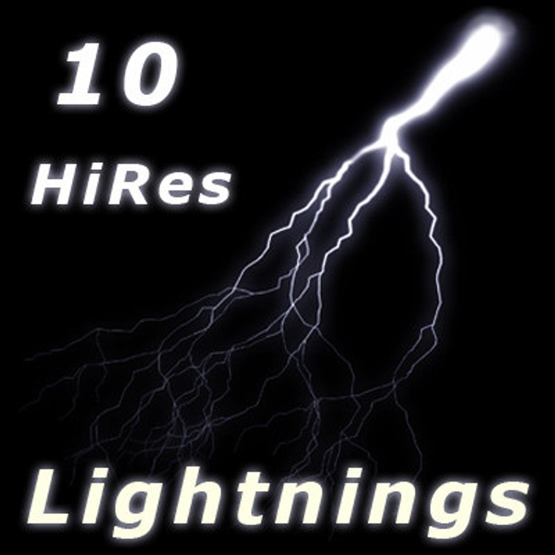 10 Lightnings - HiRes - TurboSquid 382318