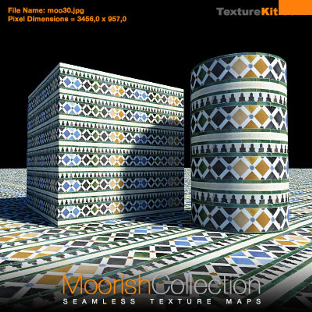 Moorish Texture Collection - TurboSquid 388348