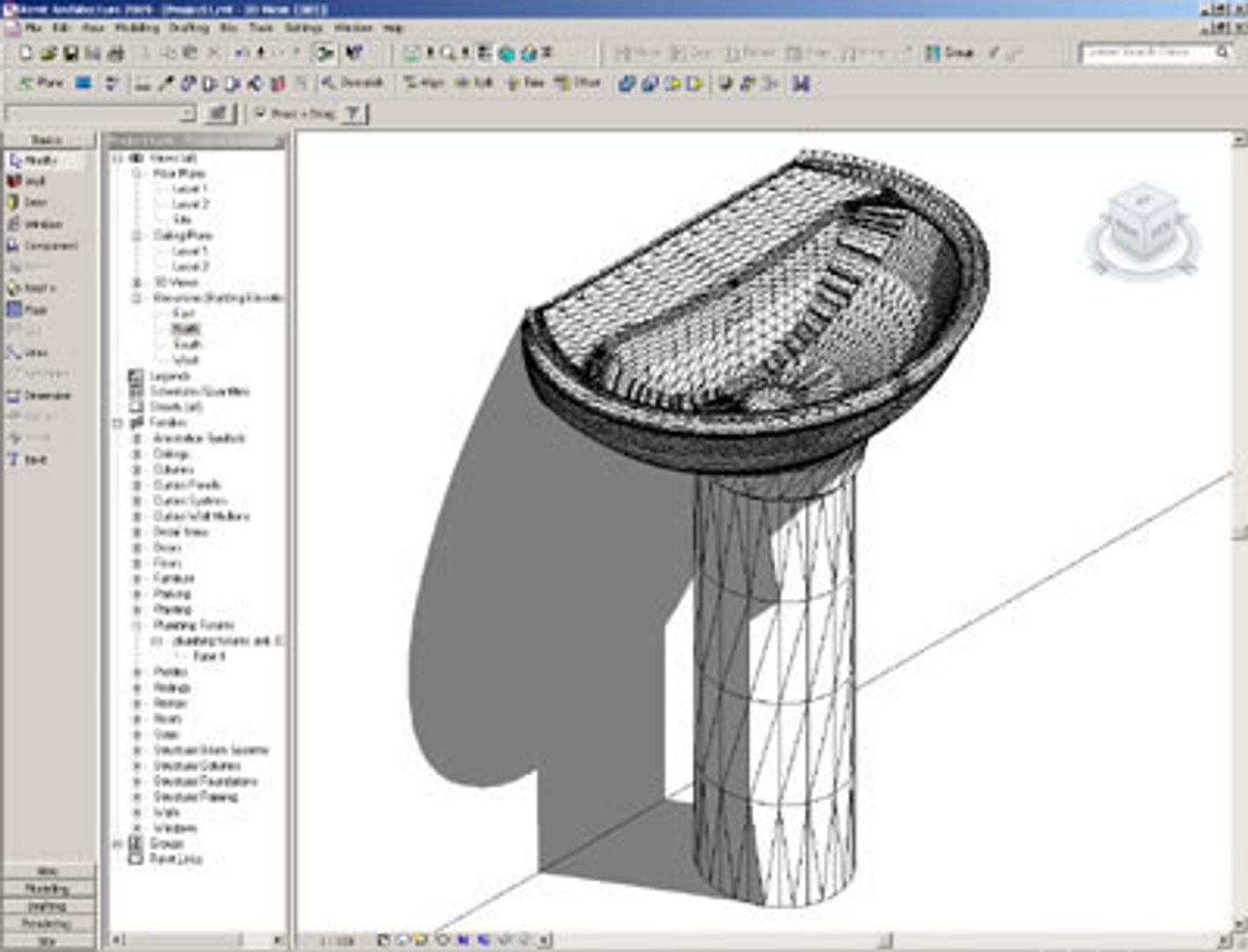 Revit plumbing fixtures sink 03 2D&3D - TurboSquid 426029