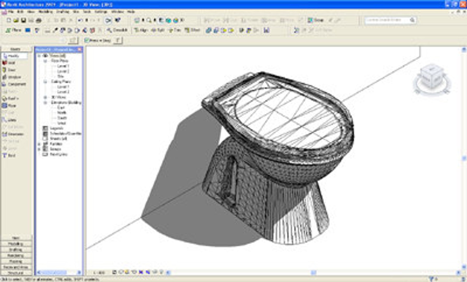 Revit Plumbing Fixtures Closet 3ds