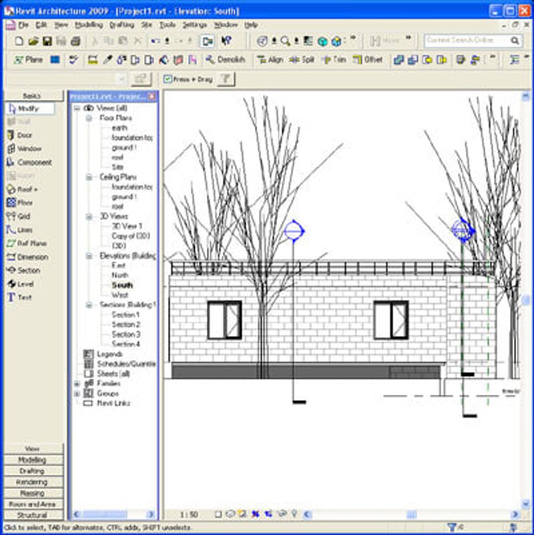 3d Revit Cottage House Plan Model