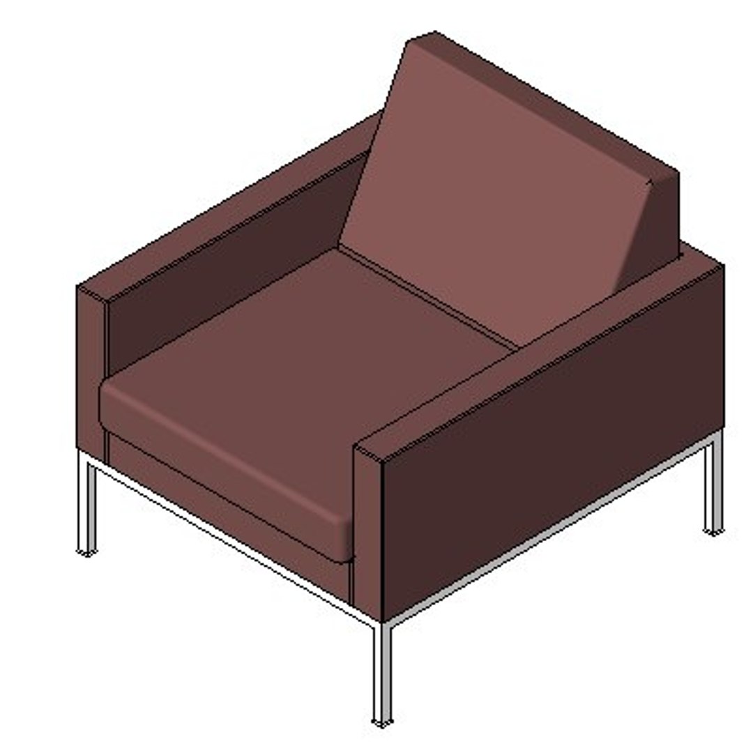 Vintage Knoll Chair - TurboSquid 441260