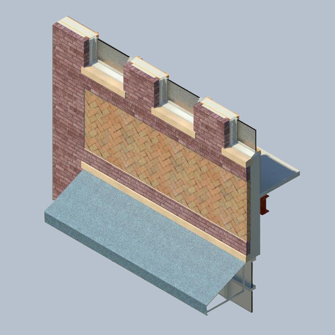 Masonry Inset - TurboSquid 440931