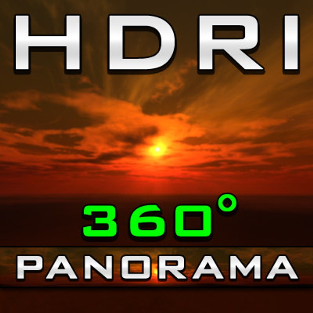 HDRI Panorama - Orange Cloudwarps - TurboSquid 452269