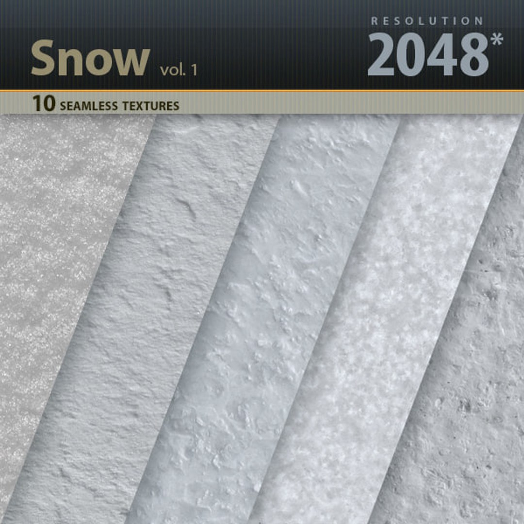 Snow Textures Vol.1 - TurboSquid 438034