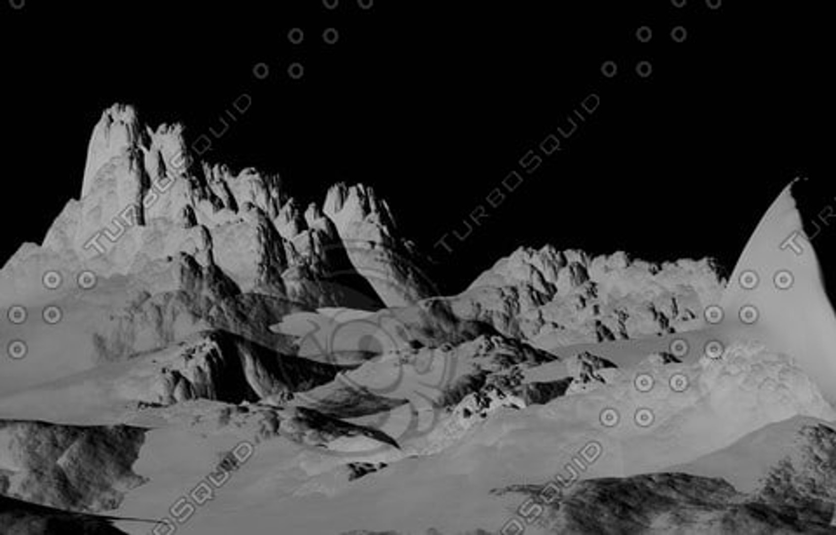 Muddy Alien Mountain - TurboSquid 461159