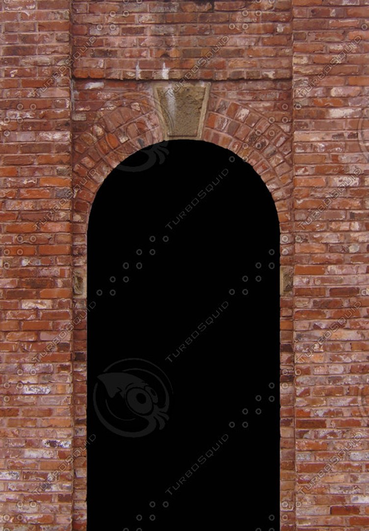 Brick arch and door texture - TurboSquid 436498