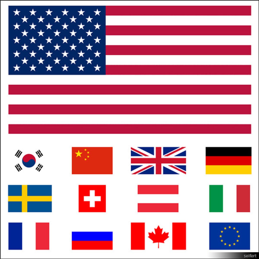 2D Symbol Flags 00932se - TurboSquid 462395