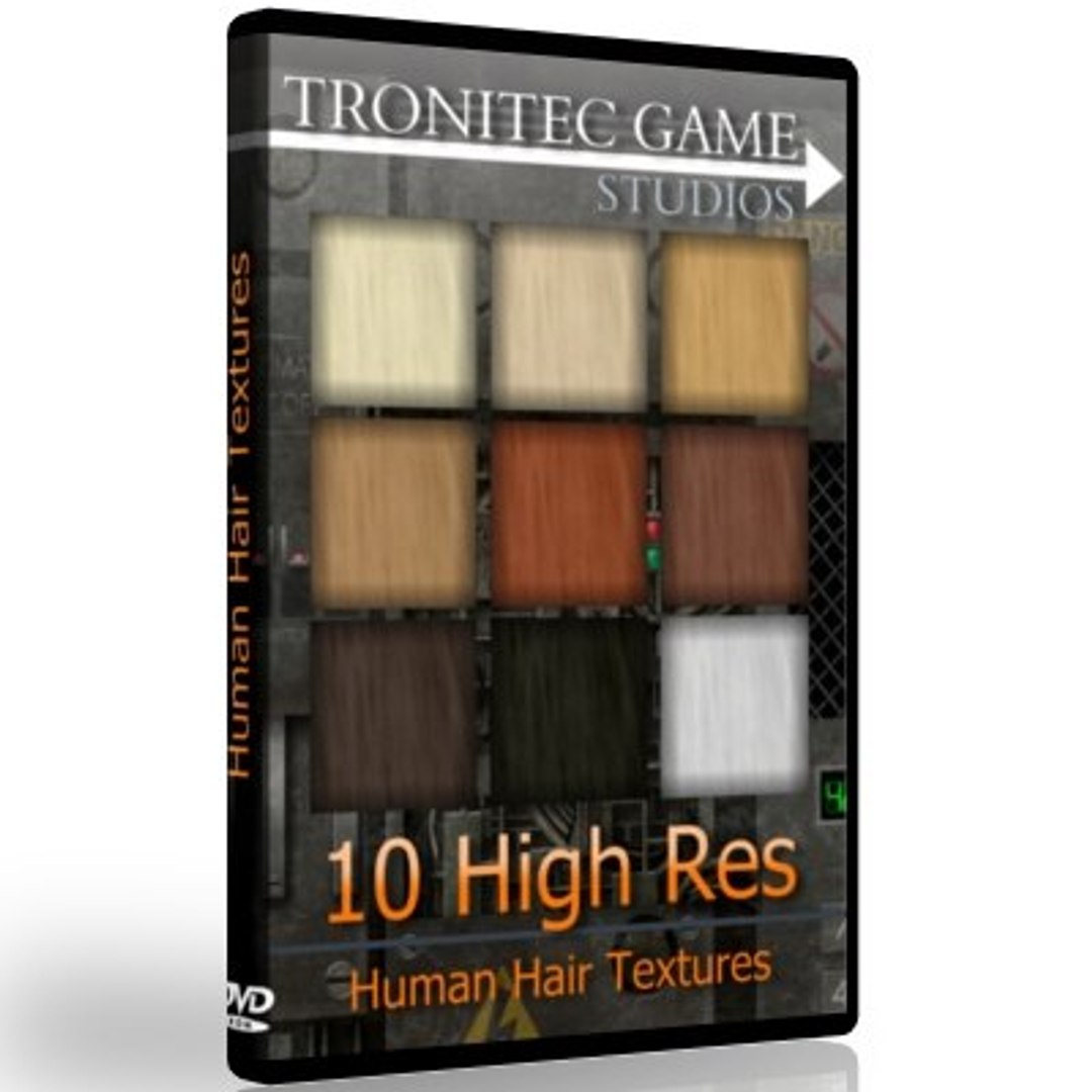 10 High Res Human Hair Textures - TurboSquid 461940