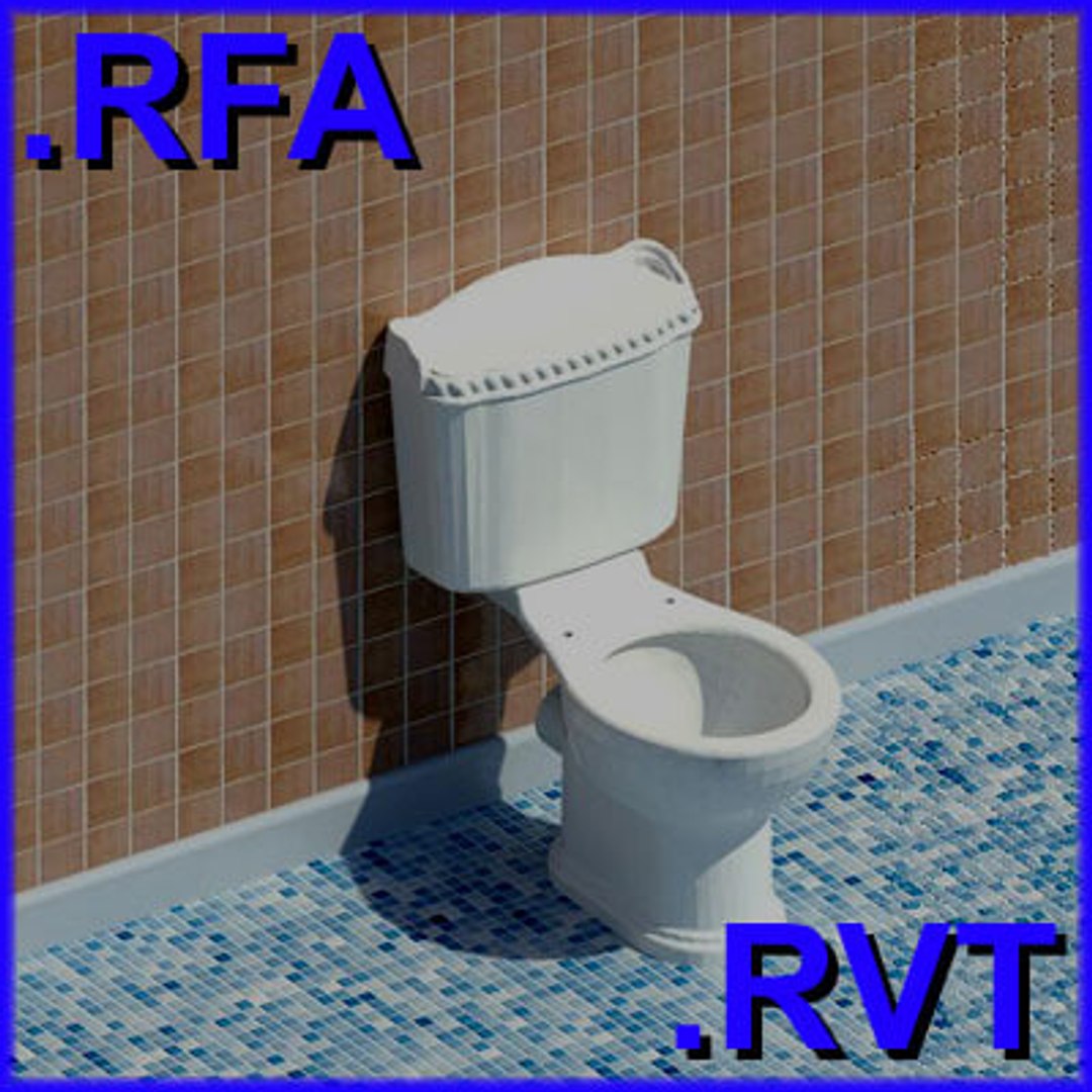 Revit Plumbing Fixtures Closet 3d Model