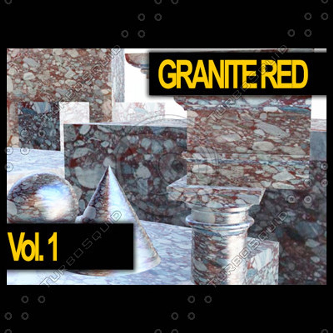 Granite Red Vol. 1 - Textures & Materials - TurboSquid 500669