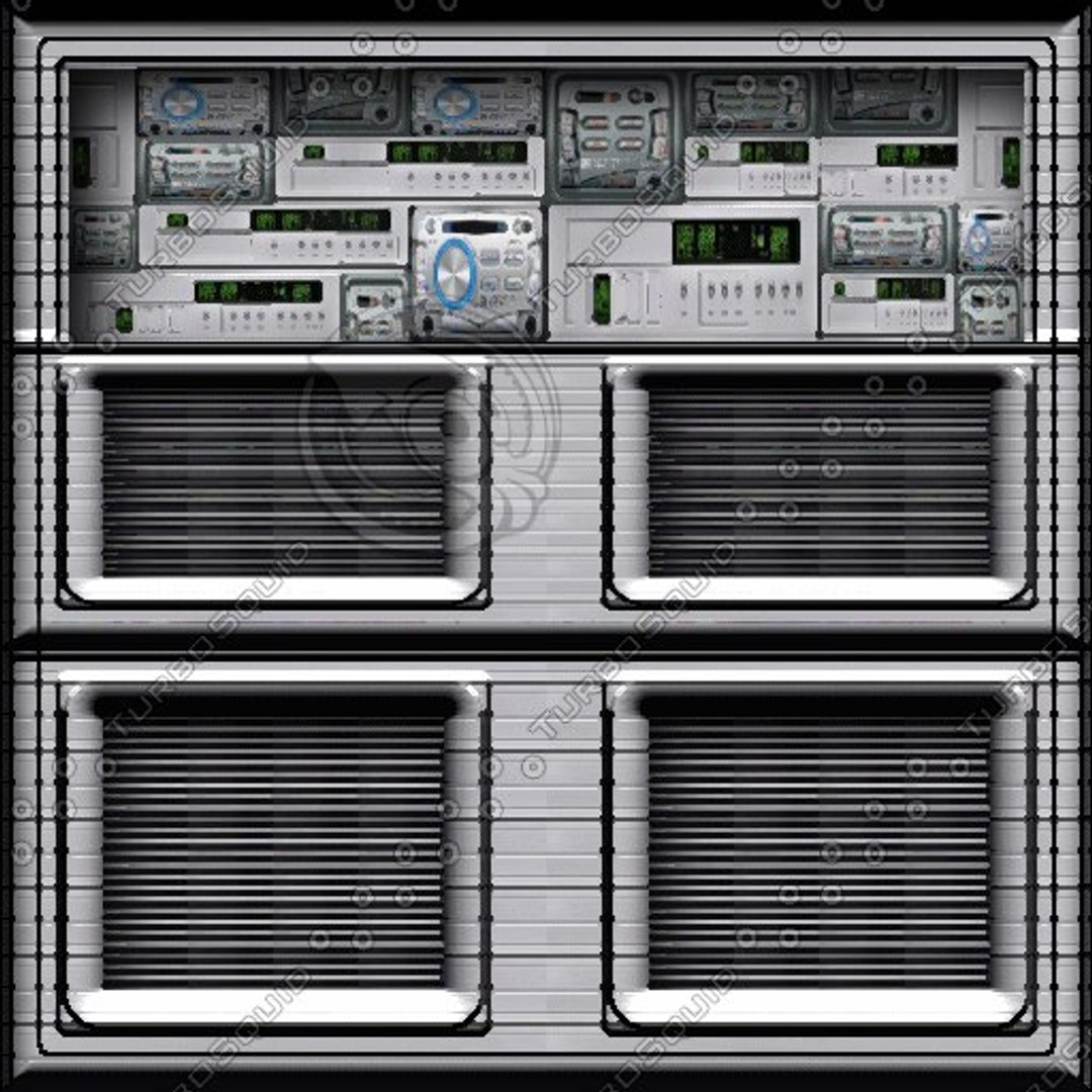 Tech Panels Shiny : Hallway 3 - TurboSquid 478292