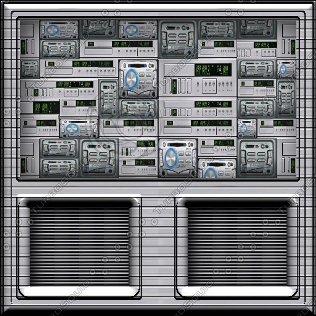 Tech panels shiny : Hallway - TurboSquid 478288