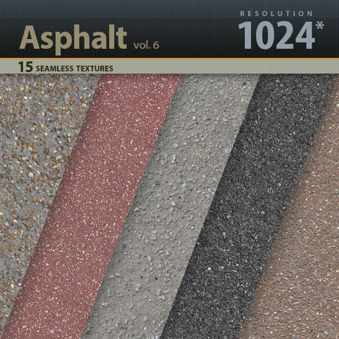 Asphalt Textures Vol.6 - TurboSquid 496546