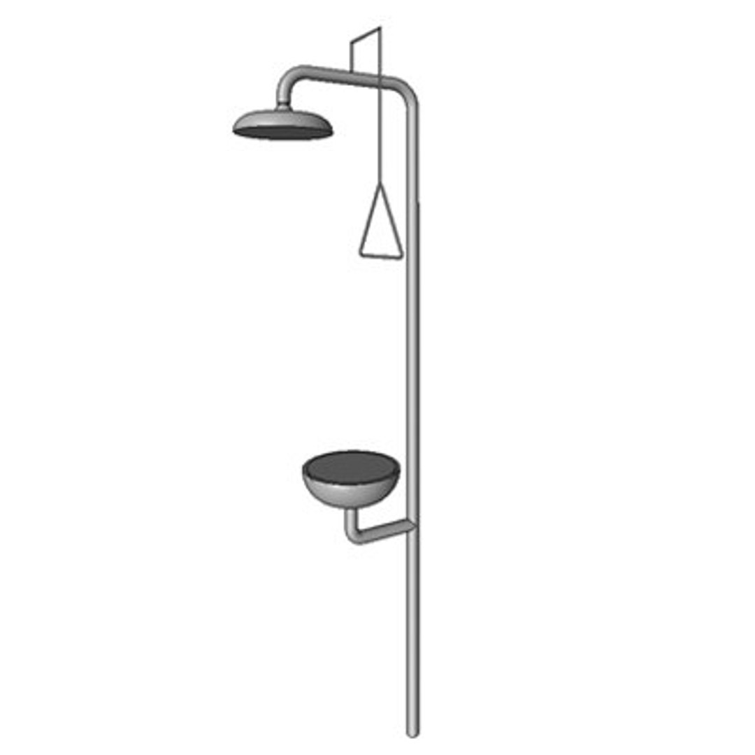 Lab Eye Wash / Shower Station - TurboSquid 469841