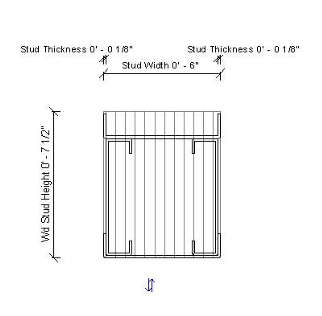 Gx_GWB Metal Studs Box Header - TurboSquid 497679